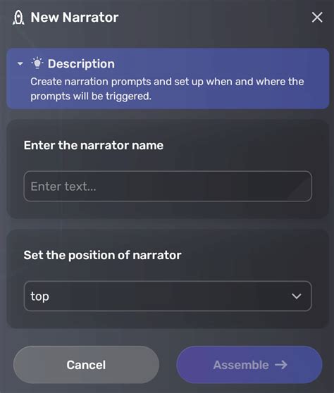 Narrator Yahaha Docs