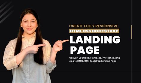 Convert Figma To Html Landing Page In Html Css Bootstrap By Aneesa