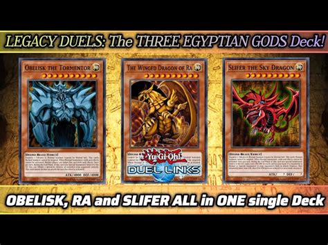 All 3 Egyptian God Cards Combined