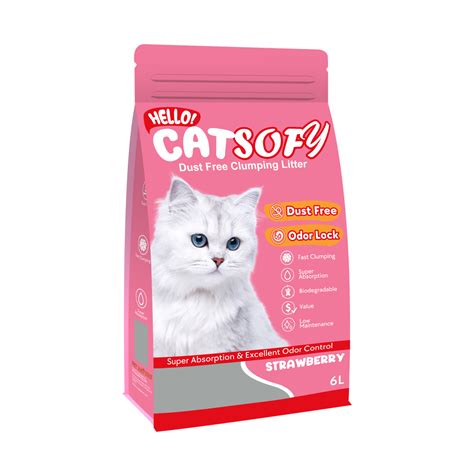 Hello Microsofy Cat Litter Strawberry