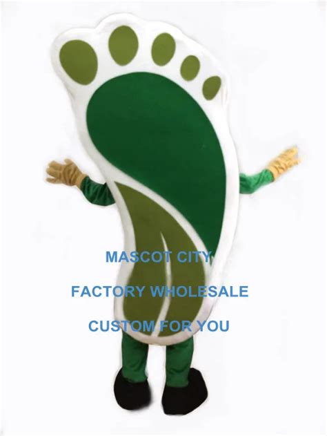 Feet Mascot Costume Foot Custom Cartoon Character Cosplay Adult Size