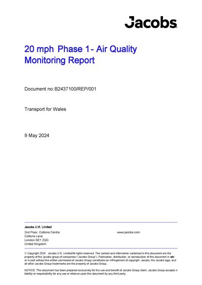 Default 20mph Speed Limit On Restricted Roads Transport For Wales