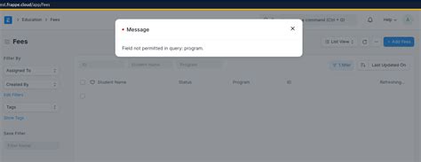 Unknown Column Tabprogramnone In Field List · Issue 112 · Frappeeducation · Github