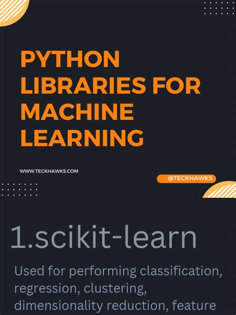 Python Libraries Used In Machine Learning Pdf