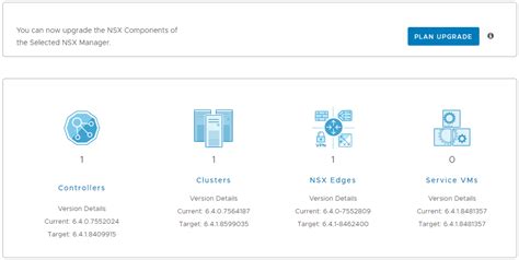 vgarethlewis vmware nsx for vsphere 6 4 1 one click upgrade