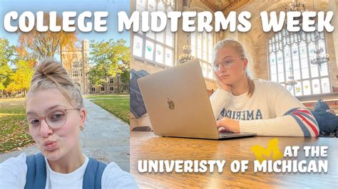 College Midterms Week Vlog 📖 Writing Papers Study With Me The
