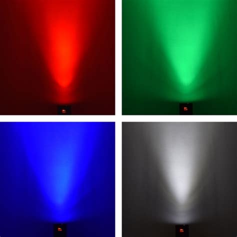 Qtx Tri Par Rechargeable Rgbw Led Uplighter 3x 4w