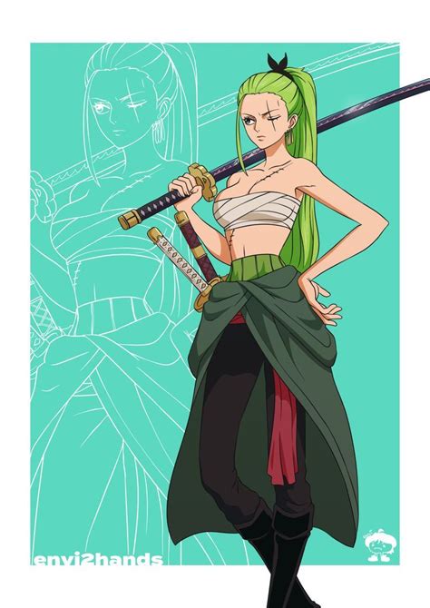 Zoro Girl Version Manga Anime One Piece One Piece Cosplay One Piece Comic