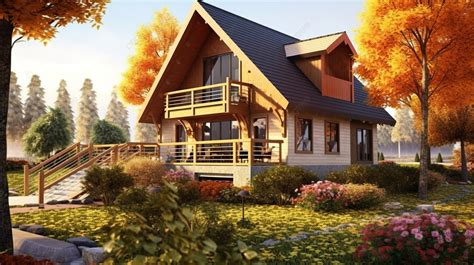 매력적인 별장 디자인 3d 렌더링 된 부동산 그림 집 지붕 주택 단지 3d 집 배경 일러스트 및 사진 무료 다운로드