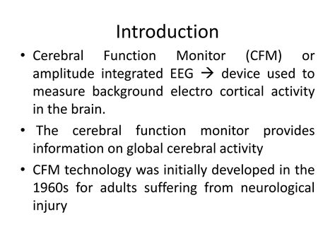 Amplitude Integrated Eeg In Neonates Pptx