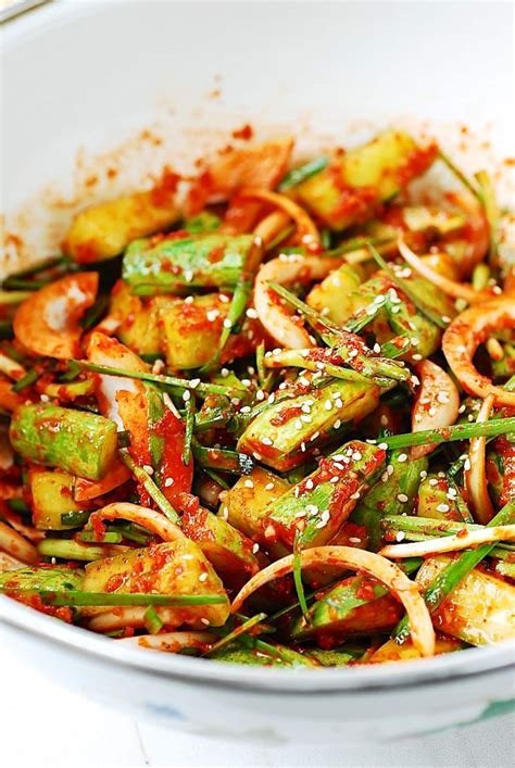 How To Make Kimchi Cucumber Recipe