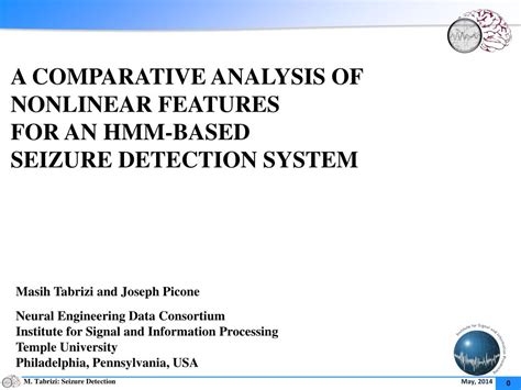 Ppt A Comparative Analysis Of Nonlinear Features For An Hmm Based