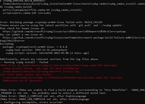 Cryptopp Running Vcpkg Install Failed · Issue 23439 · Microsoft