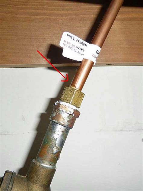 Stupid Newbie Question Leaks In New Faucet Connection Terry Love