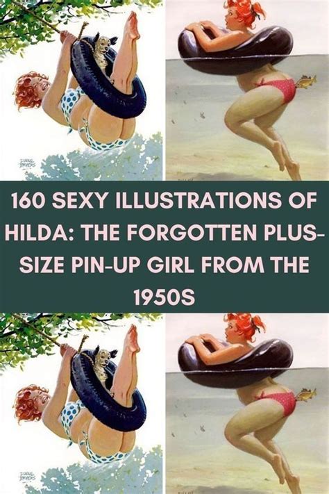 160 Sexy Illustrations Of Hilda The Forgotten Plus Size Pin Up Girl