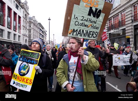 Trident Cnd Protest Through Central London Was Biggest Anti Nuclear