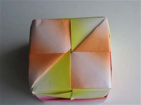 Easy Modular Origami Cube Folding Instructions How To Fold An Easy Modular Origami Cube