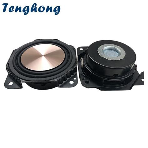 Enceinte Nomade Haut Parleur De Caisson De Basses Ultra Fin Pouces Ohm W Or Rose