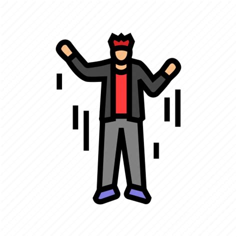 Pogo Dance Subculture Style Retro Element Icon Download On