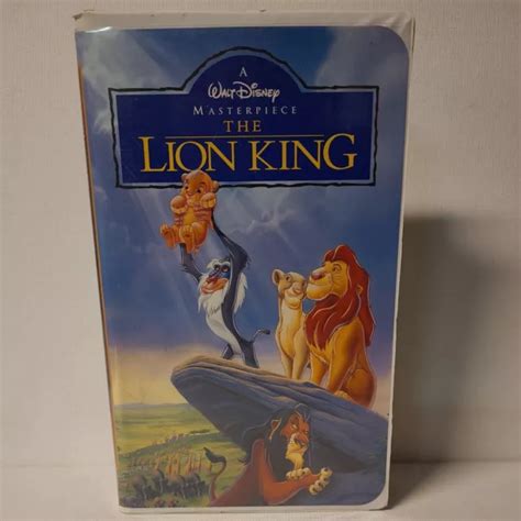 The Lion King Vhs Clamshell Walt Disney Masterpiece Collection