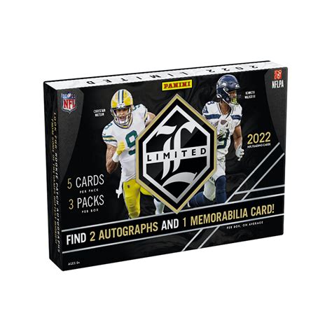 2022 Panini Limited Football Hobby Box2022 Panini Limited Football