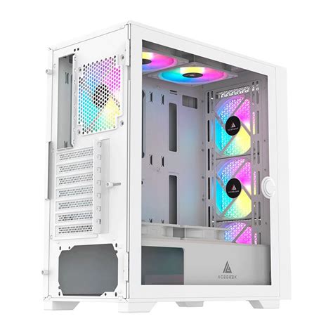 Acegeek Tempest A370 White No Fan Pc Mod Nepal