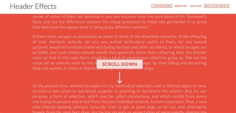 Nav Collapses As Scroll Down Then Appears When Scrolling Up The Fox And The Hound Lord