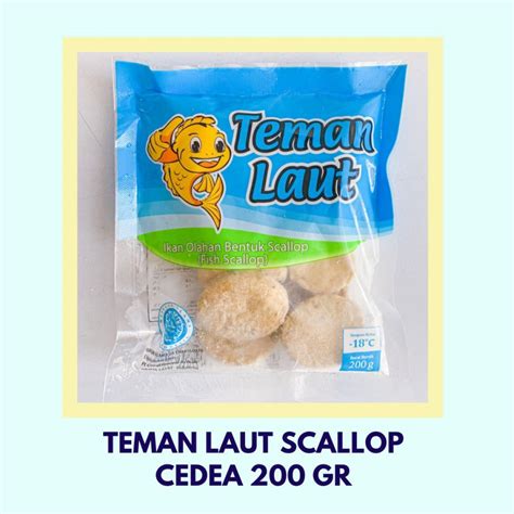 Jual Teman Laut Scallop Ikan 200 Gr Produk Cedea Shopee Indonesia