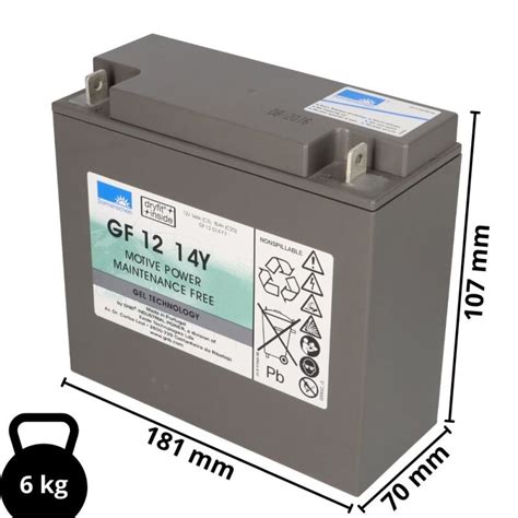 Exide Sonnenschein GF12014 YF Dryfit Blei Gel Akku Kaufen