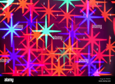 Neon Lights Stars High Resolution Stock Photography And Images Alamy