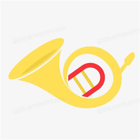 手绘圆号乐器免抠PNG图片素材下载 素材PNG 熊猫办公