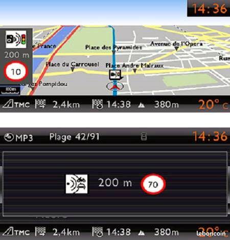 Carte SD Cartographie Europe GPS ZAR Radars RNEG WIPNAV MYWAY Peugeot Citroën