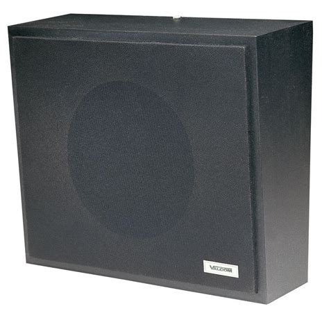 Valcom Talkback Wall Speaker Black Vc V 1061 Bk The Home Depot