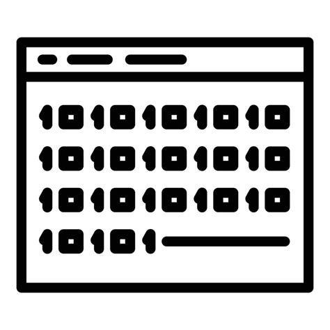 Web Code Source Icon Outline Vector Build Process 14987856 Vector Art