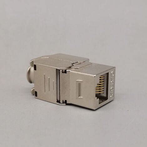 12x Module Keystone CAT 6a Jack Blindé STP Connecteur RJ45