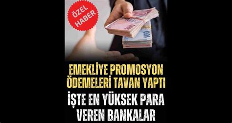 Emeklilere Promosyon