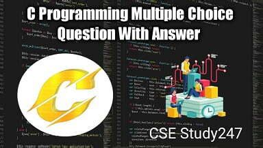 MCQs On Pointer In C Csestudy247