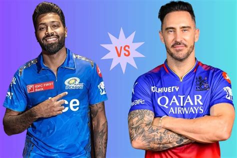 Ipl 2024 वानखेड़े में Mi से भिड़ेगी Rcb जानें संभावित प्लेइंग 11