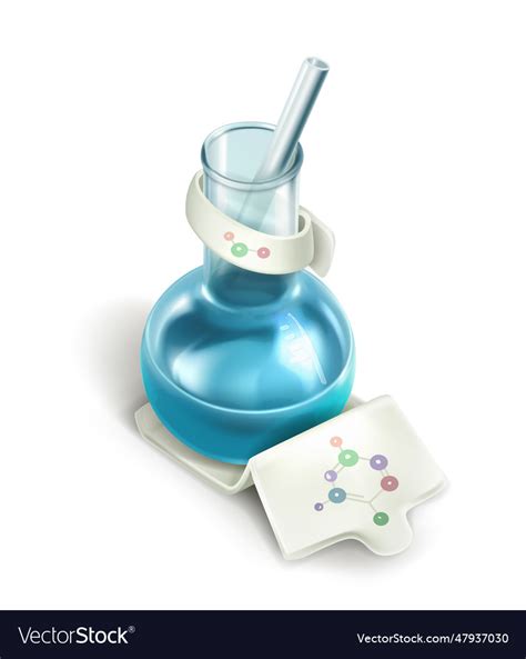 Laboratory Flask Icon Royalty Free Vector Image