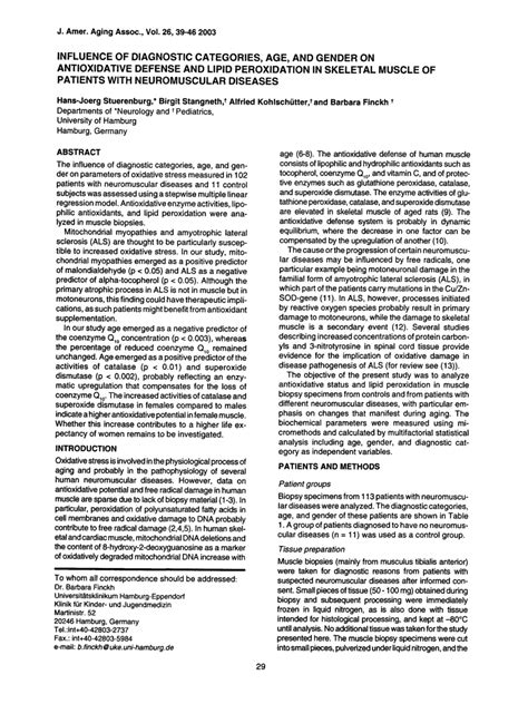 Pdf Influence Of Diagnostic Categories Age And Gender On