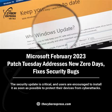 Microsoft February 2023 Patch Tuesday Addresses New Zero Days Fixes Security Bugs