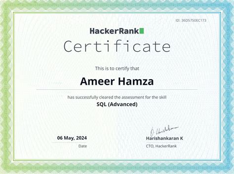 Hackerrank Sqlcertified Codingjourney Dataenthusiast Hamza Naseer