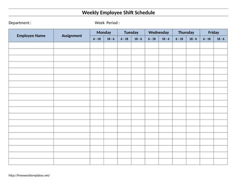 Free Printable Dupont Shift Schedule Templates PDF Word Excel 12 Hour