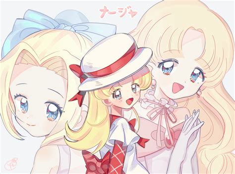 Safebooru 1girl Ashita No Nadja Back Bow Blonde Hair Blue Bow Blue
