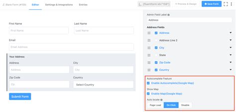 How To Add An Address Autocomplete Field In Your Wordpress Forms