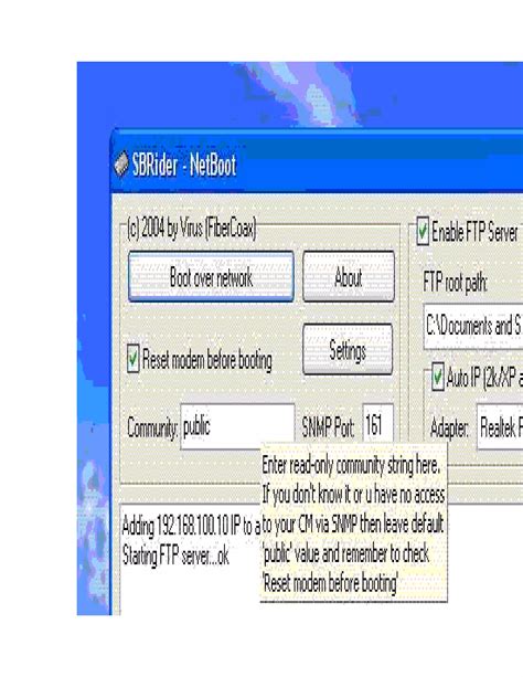 Cable Modem Hacking How To 2 DOC Computer Networking Computing