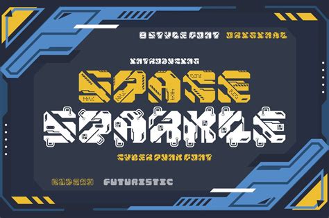 Space Sparkle 6 Font Xfonts Pro