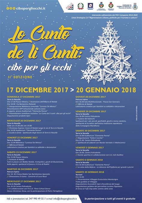 Torre Le Nocelle “lo Cunto De Li Cunti Cibo Per Occhi” Al Via