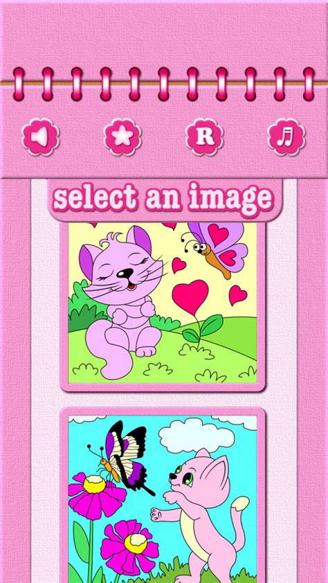 Cat Kitty Kitten Coloring Book For Iphone Download