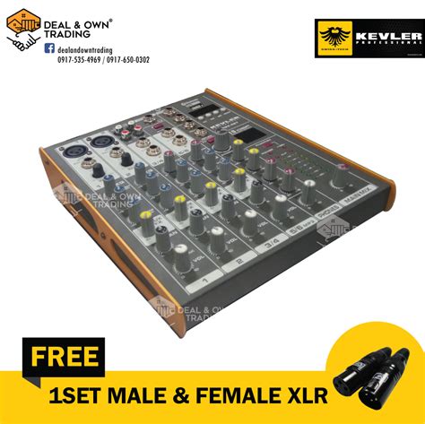 Kevler SMX 6BT 6 Channel Compact Passive Mixer USB Bluetooth Ready Lazada PH